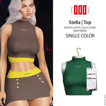 Second Life Marketplace - [ADD] Stella Top - Green
